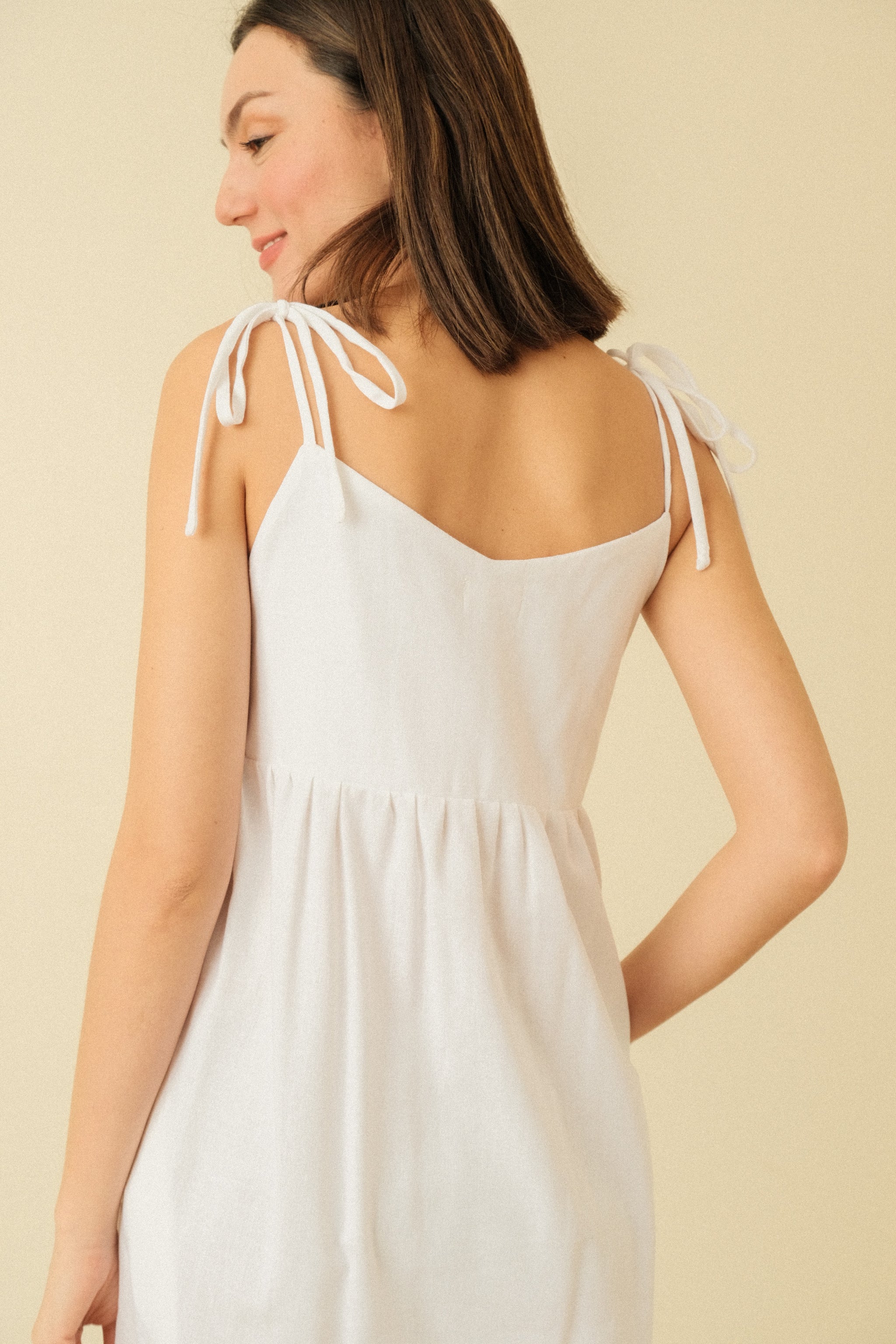 HEIDI MAXI DRESS IN WHITE – POPCHIC